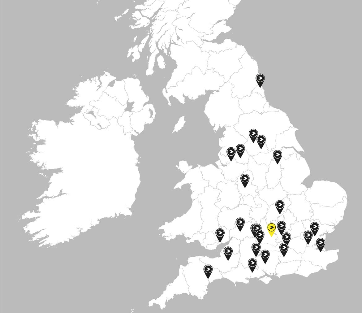 Chevron Locations | Chevron Traffic Management
